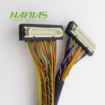 Taiwan 31-pin HRS DF9 UL 1571/28AWG TFT Display Connector Customized ...