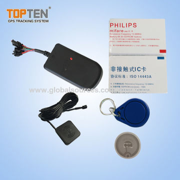 China Waterproof GPS Tracker with Mifair1 IC Card reader to read driver ...