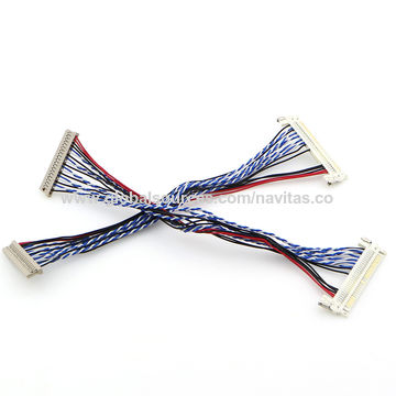 Taiwan JAEWire HRS 20pin LVDS Cable for LCD Panel Connector Custom ...