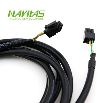 Taiwan Molex 6 pin Multi Core UTP Cat5 Cable Connector Wire Harness on ...