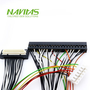 Taiwan Hirose DF9 31 pin Pitch 1mm LED LVDS Display Cable for LCD ...