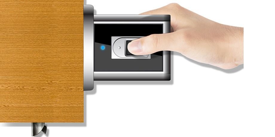 China Smart furniture digital fingerprint scanner door lock best safe ...