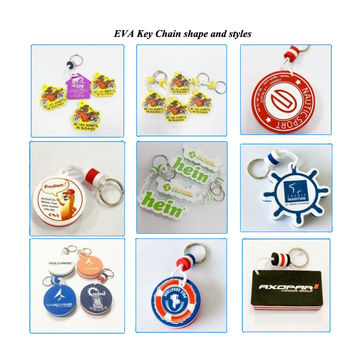 China Customized floating keychain with logo printing, promotional key ...