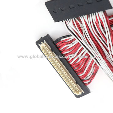 Taiwan Custom Cable With HRS 41 pin 1mm Pitch Crimp Connectors for LCD ...