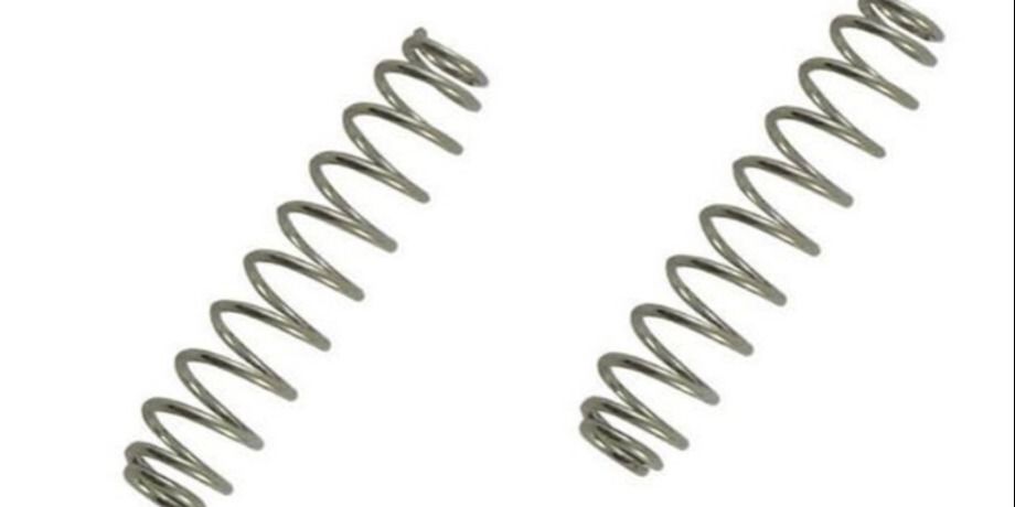 OEM Customized Compression Spring, made by spring steel with zinc ...