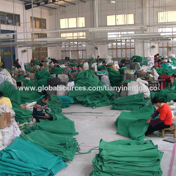 China HDPE 120gsm green color fence net,protective net,wind dust ...