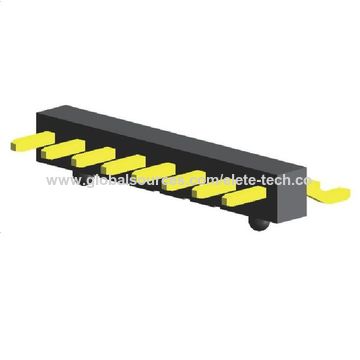 China Connector Header Through Hole 2 position, 2.54mm pressfit pin ...