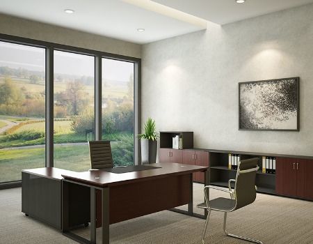 China Simple Design High Quanlity Furniture Wooden Table Desk Executive ...