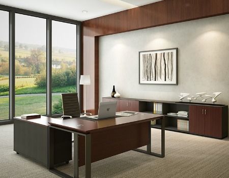 China Simple Design High Quanlity Furniture Wooden Table Desk Executive ...