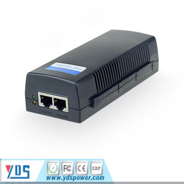 China 802.3AF Fast Ethernet Injector/PoE Adapter with 52V/30W/0.58A on ...