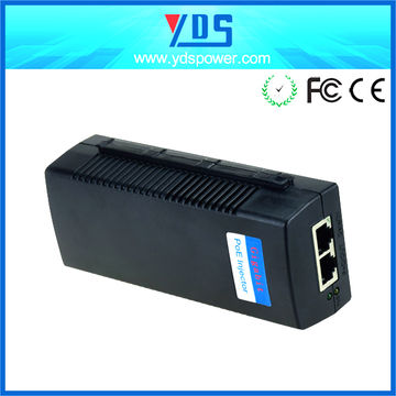 China 802.3AF Fast Ethernet Injector/PoE Adapter with 52V/30W/0.58A on ...