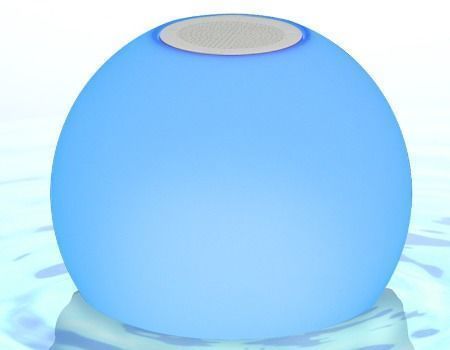 China Waterproof LED Ball with Bluetooth speaker floating on water ...