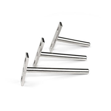 China Customized stainless steel floating shelf brackets, stamping ...