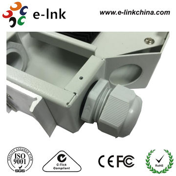 China DIN-Rail Fiber Optic Splice Box without Adapter on Global Sources ...