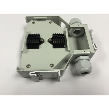 China DIN-Rail Fiber Optic Splice Box without Adapter on Global Sources ...