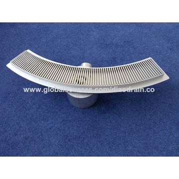 China The curved linear drain for the barrier free shower enclosure ...