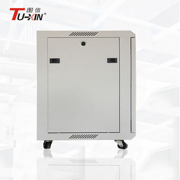 China Home use mini server rack with hexa holes mesh door, 12u comms ...