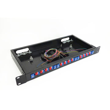 China 8 ports fiber optic termination box LC adapter on Global Sources ...