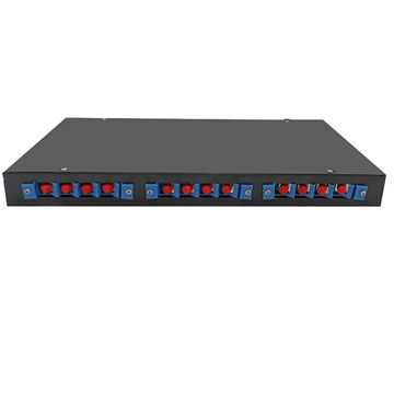 China 8 ports fiber optic termination box LC adapter on Global Sources ...