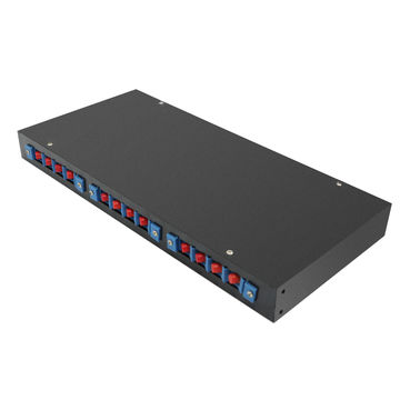 China 8 ports fiber optic termination box LC adapter on Global Sources ...