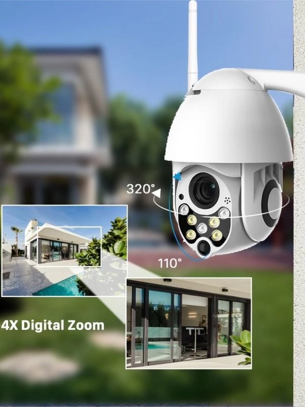 1080P 4X optical zoom mini ptz camera auto tracking waterproof cctv ptz ...