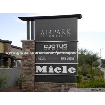 ChinaIconic outside architectural signage, church and company and ...