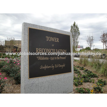 ChinaIconic outside architectural signage, church and company and ...