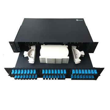 China Gorelink 2U Fiber Rack Mounted Patch panel 48 cores SC /LC ...