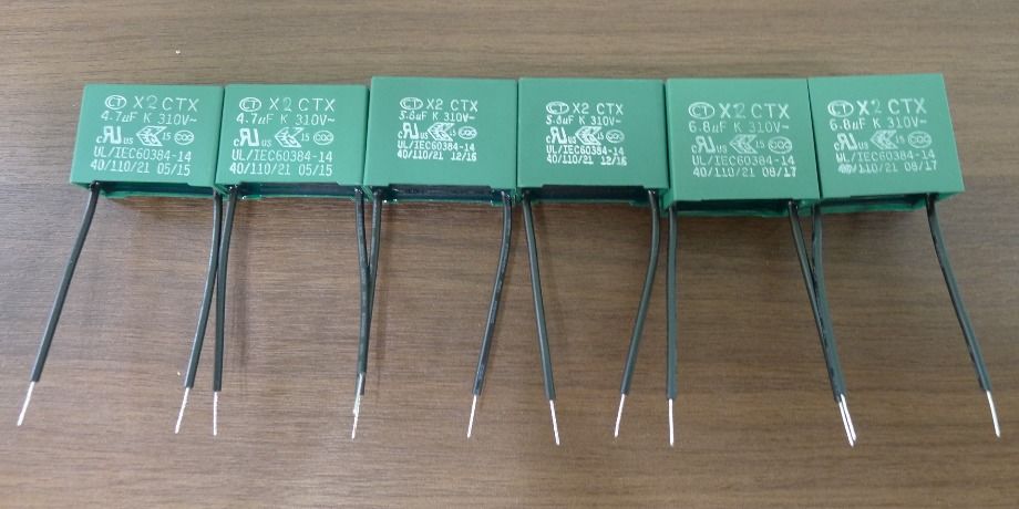 Taiwan X2 Class Capacitor with 310V AC, Available for EMI Suppression ...