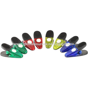 China Custom Branded Translucent Magnet Power Clip with Rubber Handle ...