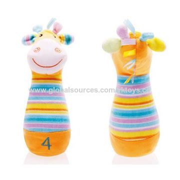 ChinaHigh quality plush animal bowling and ball sets for 0-3 years-old ...