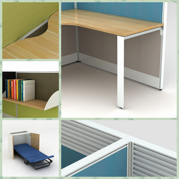 ChinaCubicle office workstation partition with metal legs on Global Sources
