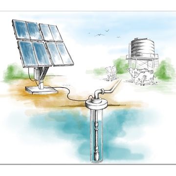 China 15.5KW solar-powered pumping drip irrigation system for market ...