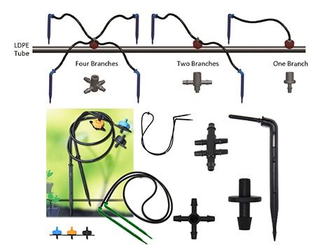 China Drip tubing irrigation system drip stake on Global Sources,drip ...