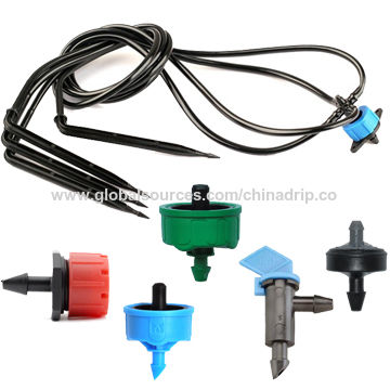 China Drip tubing irrigation system drip stake on Global Sources,drip ...