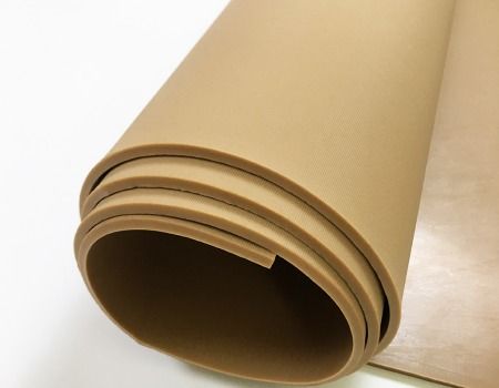 China Anti slip tan yellow natural gum rubber sheet on Global Sources