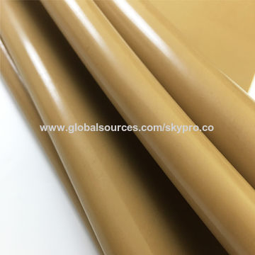 China Anti slip tan yellow natural gum rubber sheet on Global Sources