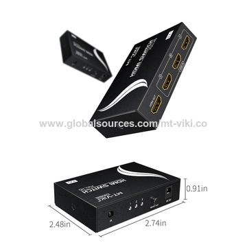 China 4K HDMI Switch 3 in 1 out 3 Port 3x1 Switcher Box Selector with ...
