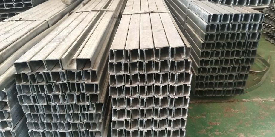 China Steel Building C Section Frame Purlins for Roofing Support on ...