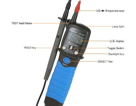 China Precision Digital Multimeter Pen Type Meter Auto Range LCD ...