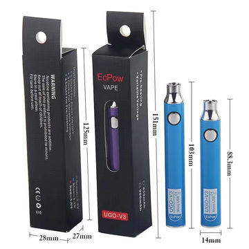 ChinaE cigs pass through UGO-V 3 battery 510 thread UGO battery ...