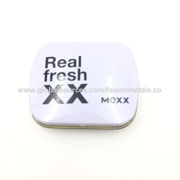 China Custom made fancy mini mints tin can on Global Sources