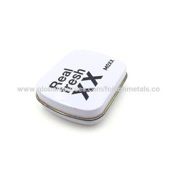 China Custom made fancy mini mints tin can on Global Sources
