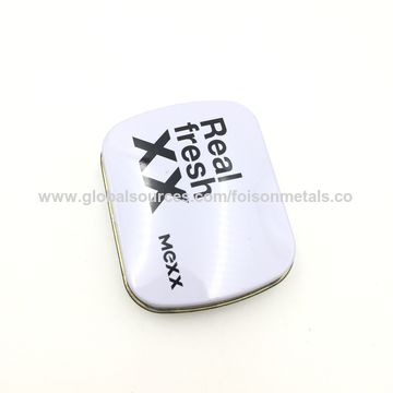 China Custom made fancy mini mints tin can on Global Sources