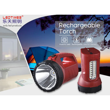 China 10W LED rechargeable torch 12V car charger with USB output to ...