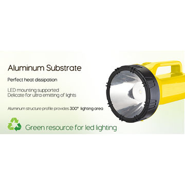 China 10W LED rechargeable torch 12V car charger with USB output to ...