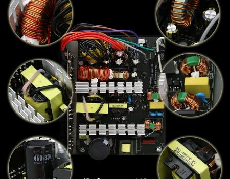 Reated 750w semi-modular power supply pc power supply for gaming, pc ...