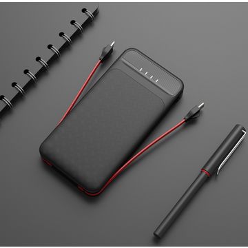 China Foxsky 2 in1 Exclusive sale Built-in Cable Power Bank 10000mAh on ...