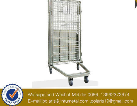 Steel Storage Cage Roll Cage Roll Container with Wheels, roll cages ...