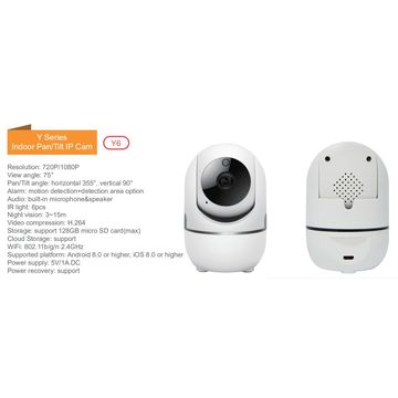 China Ithink Y6 HD Indoor Wireless Smart Home Camera with Night Vision ...